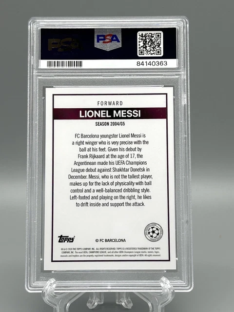 2020-21 TOPPS THE Lost Rookie Cards Lionel Messi PSA 10 EUR 222,17 ...