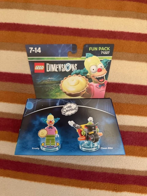LEGO DIMENSIONS 71227 The Simpsons Fun Pack Bart Krusty The Clown Bnsib ...