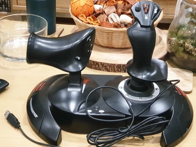 THRUSTMASTER T-FLIGHT HOTAS X Flight Simulator Joystick For PS3 Or PC £ ...