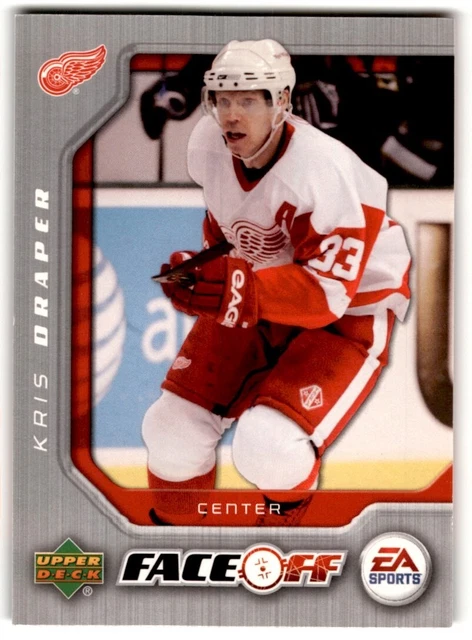 2007-08 VICTORY EA Sports Face-Off Kris Draper #FO4 Detroit Red Wings ...