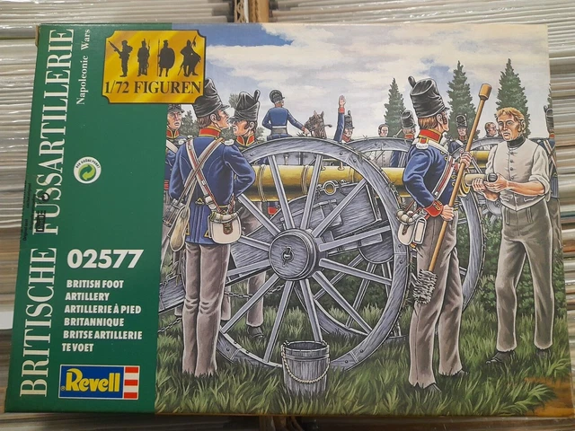 REVELL NAPOLEONIC BRITISH Foot Artillery 1:72 Scale Models Still On ...