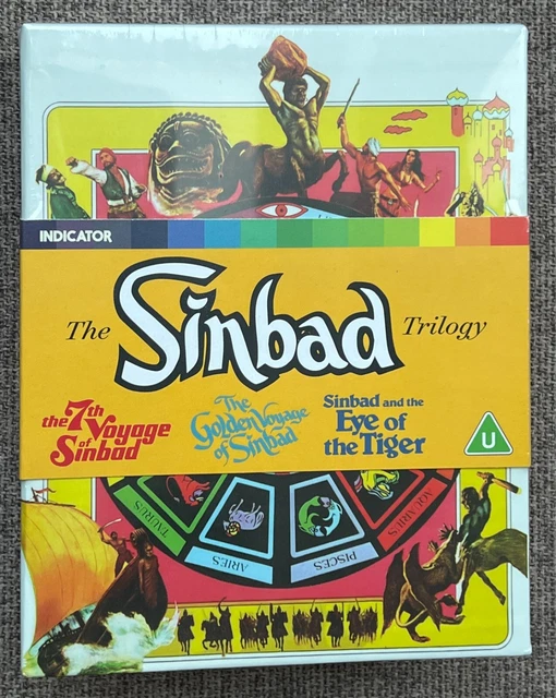 THE SINBAD TRILOGY Indicator Limited Edition Blu-ray box set SEALED OOP ...