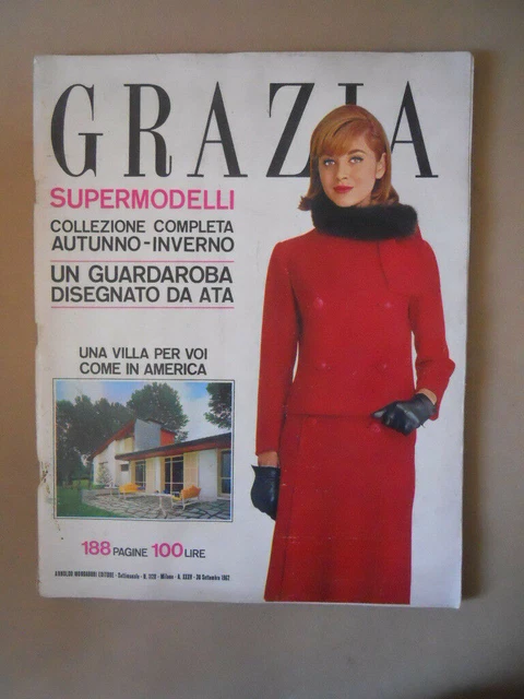 GRAZIA RIVISTA DI moda n 1128 1962 [VL28] EUR 9,15 - PicClick FR