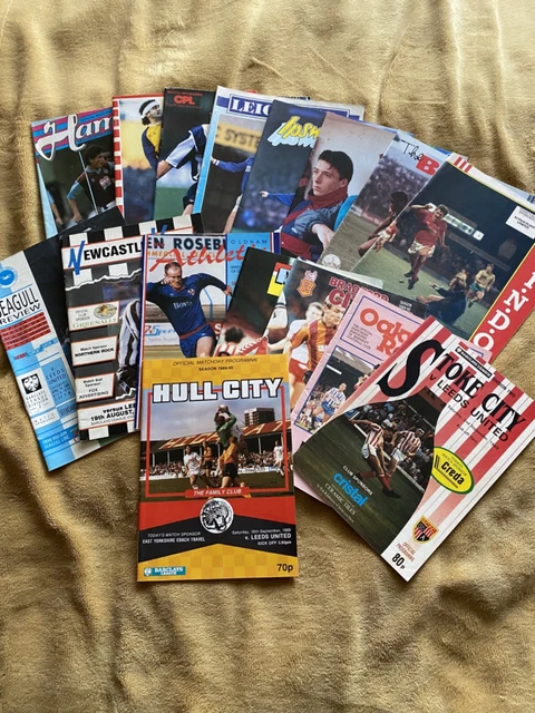 LEEDS UNITED AWAY Programmes 1989/1990 x 16 £3.52 - PicClick UK