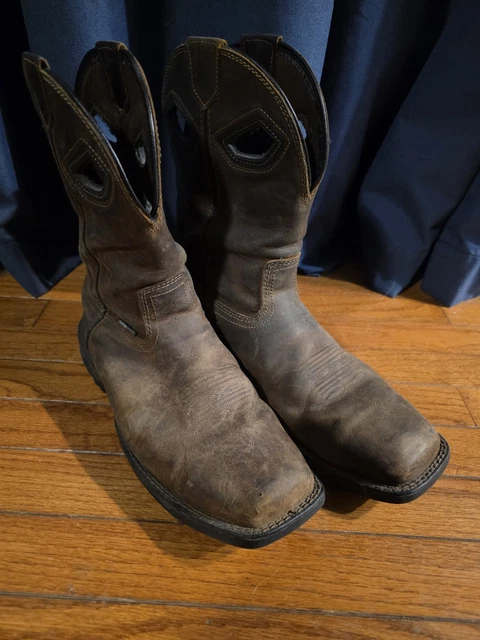 USED DOUBLE H Men's Phantom Rider Zane Size 10.5D Square Toe Brown ...