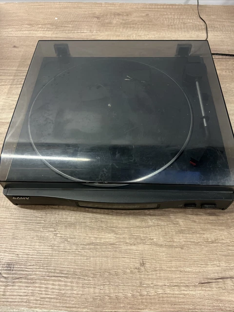 VINTAGE SONY PS-LX49P Stereo Turntable Record Player Vinyl Black Please ...