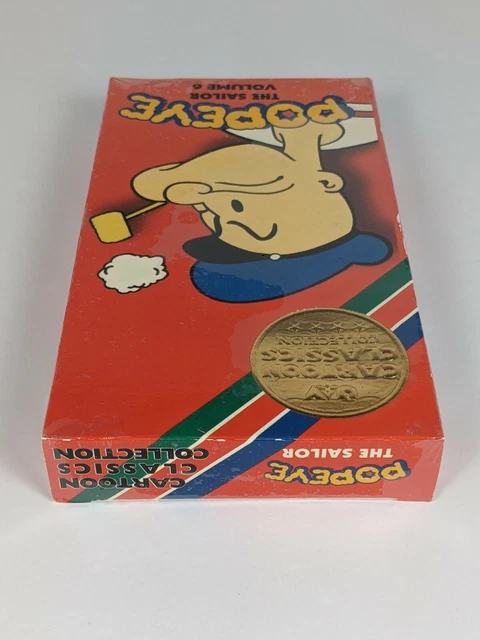Vintage Popeye The Sailor Vhs Uav Cartoon Classics Collection Volume 6
