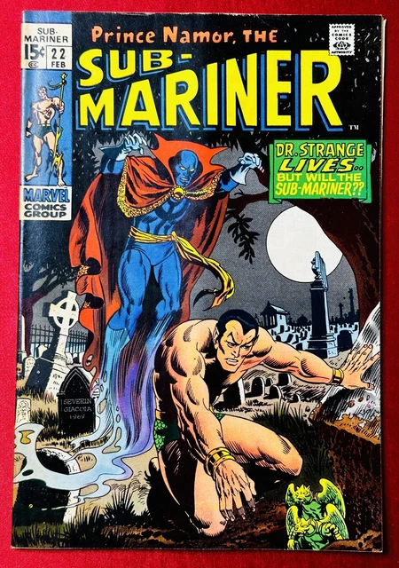 SUB-MARINER #22 SUPERBE 1Ère Réunion De Namor & Doctor Strange Marvel ...