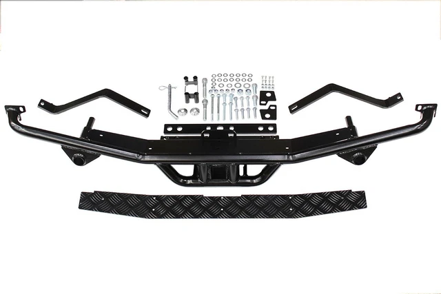 LAND ROVER DEFENDER 110 Nas Rear Step Defender Receiver Hitch Tow Bar ...