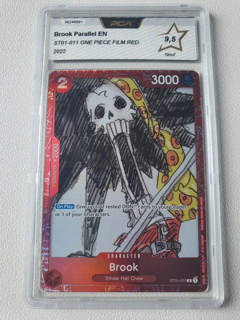 CARTE ONE PIECE PCA 9,5 Brook Parallel EN St01-011 Ultra Rare PCA 9,5 EUR 1,00 - PicClick FR