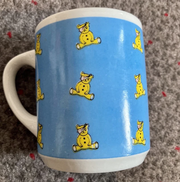 VINTAGE BBC 1986 Children In Need Pudsey Bear Collectable Ceramic Mug ...