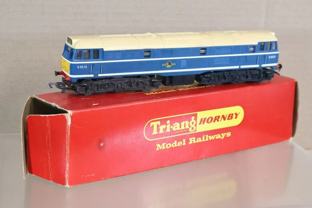 TRIANG HORNBY R357 BR BLUE CLASS A1A-AIA 31 DIESEL LOCOMOTIVE D5578 oi ...