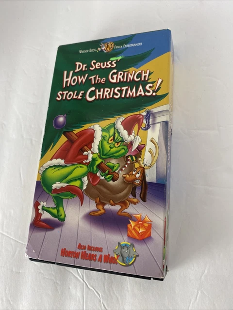 DR SEUSS' HOW the Grinch Stole Christmas VHS in Clam Shell $14.99 ...