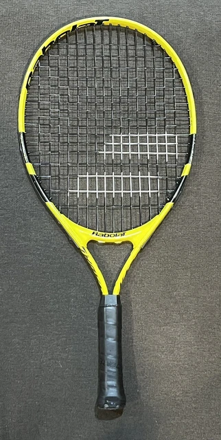 BABOLAT RAFA NADAL Jr 21 Yellow and Black Tennis Racquet With Racquet ...