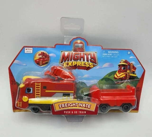 MIGHTY EXPRESS FREIGHT Nate push and go train Neflix Original Spin ...
