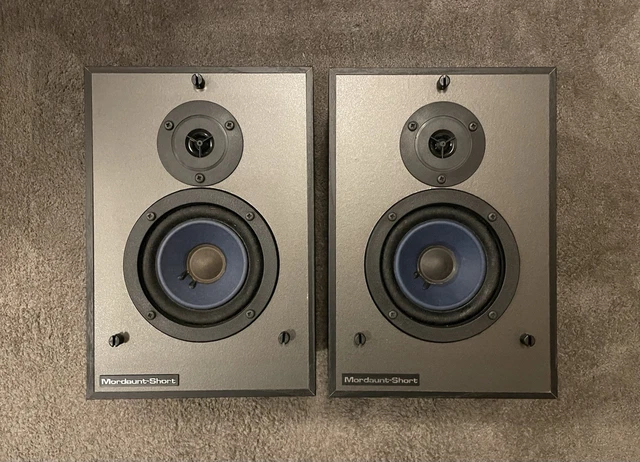 MORDAUNT SHORT MS10 HiFi Bookshelf Speakers Black £31.90 - PicClick UK