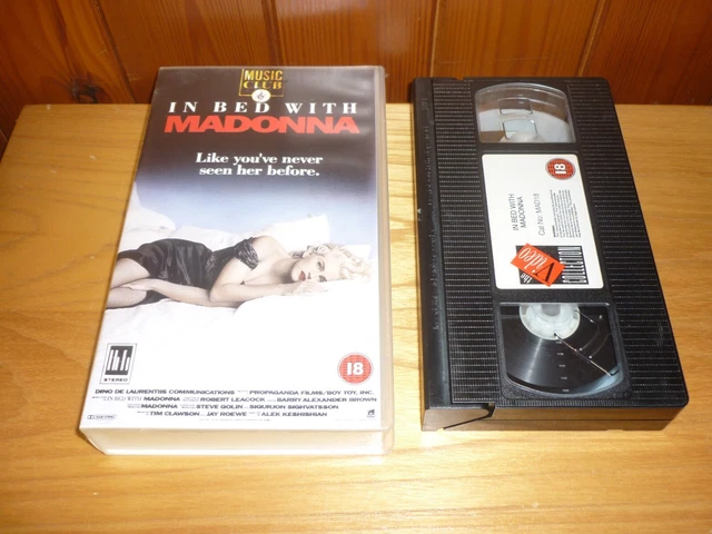 IN BED WITH Madonna Vhs Video Music £1.00 - PicClick UK