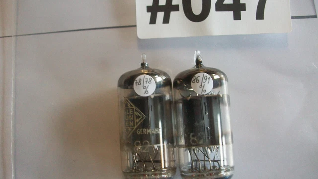 2X TUBE ECC82 Tube Telefunken Code: BHH05 Well Tested Spark W19 £56.49 ...