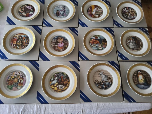 ROYAL COPENHAGEN HANS Christian Anderson Collectors Plates.Pauline ...