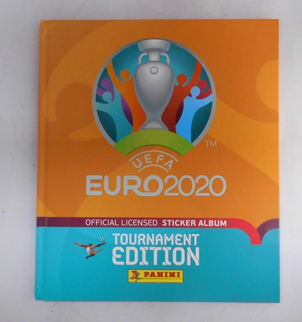 PANINI UEFA EURO 2020 Tournament Edition Hard Cover Official Sticker ...