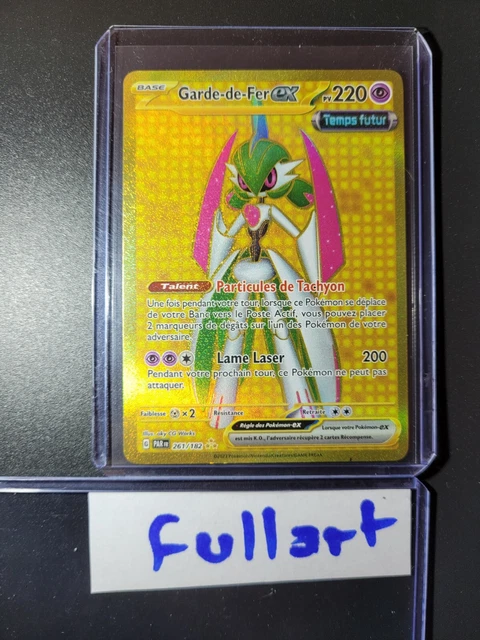 CARTE POKÉMON - Garde De Fer EX GOLD 261/182 - EV4 Faille Paradoxe - FR ...