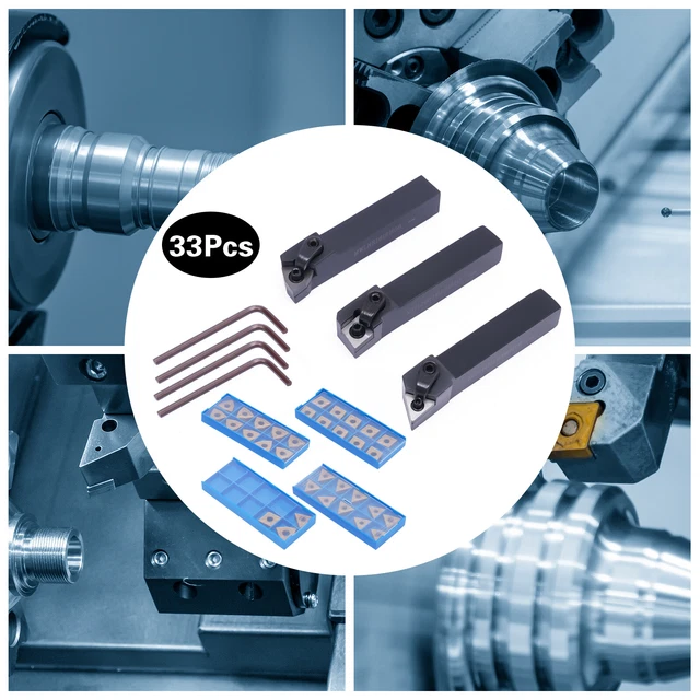 LATHE TURNING TOOL Holder Indexable Carbide Inserts For Metal ...