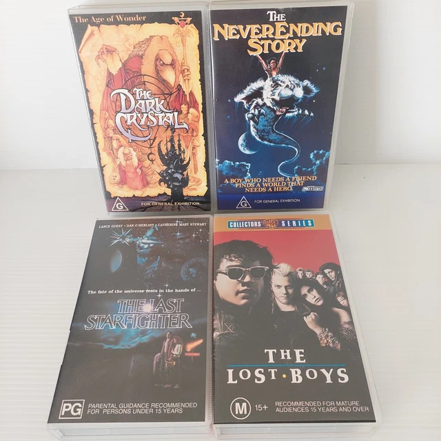 VINTAGE VHS 80S Fantasy Films Lot The Lost Boys Dark Crystal ...