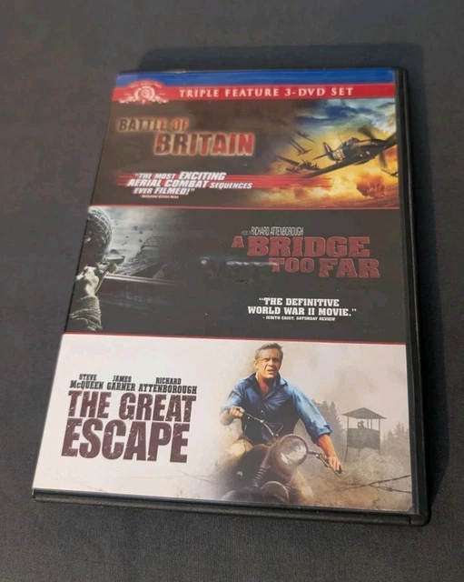 BATTLE OF BRITAIN + A Bridge Too Far + The Great Escape - DVD 3 Disc ...