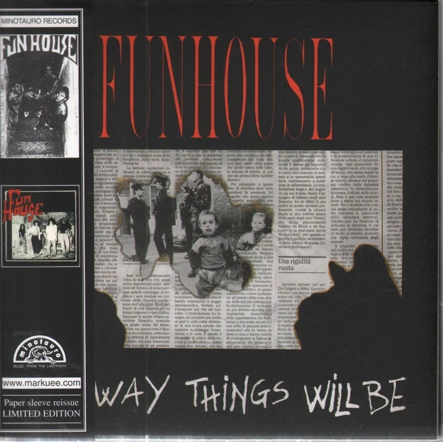 FUNHOUSE (ROCK GROUP) Way Things Will Be CD Italy Minotauro 2013 in ...