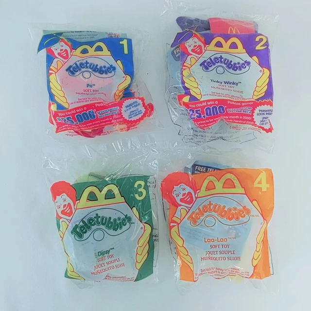 VINTAGE TELETUBBIES LOT Of 10 Happy Meal Toys McDonalds 2000 Multiples VINTAGE TELETUBBIES LOT Of 10 Happy Meal Toys McDonalds 2000 Multiples
