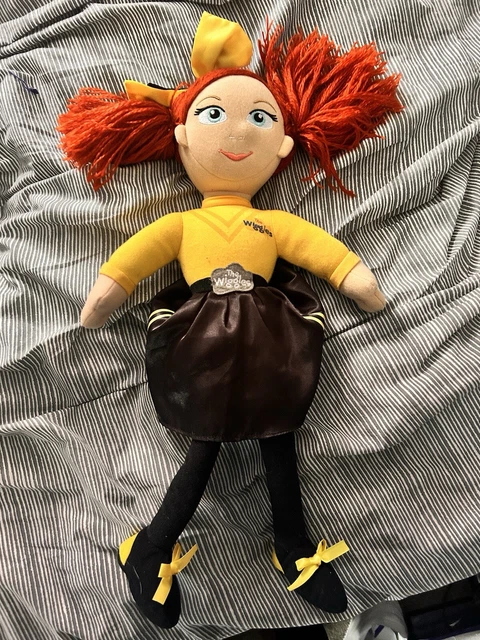 THE WIGGLES EMMA Large Soft Toy Plush 20” Yellow Rag Doll Childrens TV ...