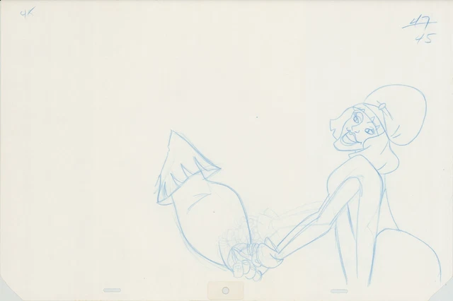 Swan Princess Original Production Animation Cel Drawing 1994 Richard Rich A620 £3741 Picclick Uk