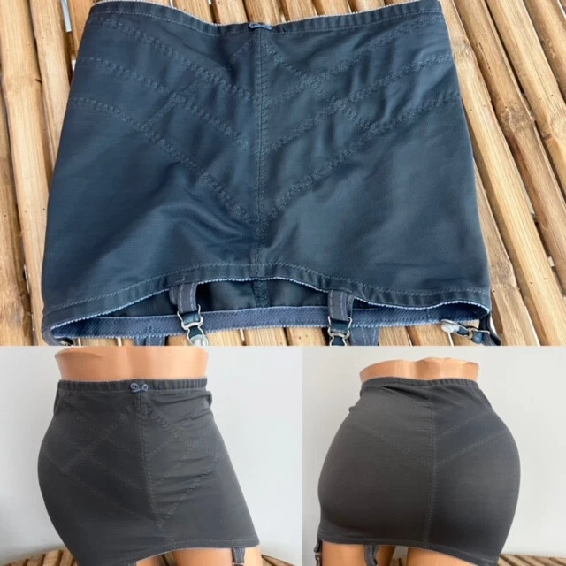 VINTAGE GIRDLE OPEN BOTTOM HIGH COMPRESSION WAIST SHAPER sz XL £9.68 ...
