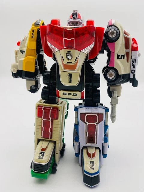 POWER RANGERS SPD Delta Squad Megazord DX Japan Super Sentai Dekaranger ...