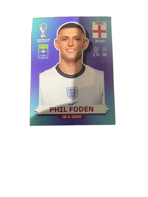 PANINI WORLD CUP 2022 stickers..PHIL FODEN £2.25 - PicClick UK