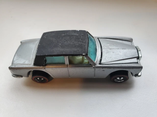 VINTAGE MATTEL HOT Wheels Redline 1969 Rolls Royce Silver Shadow, nice ...