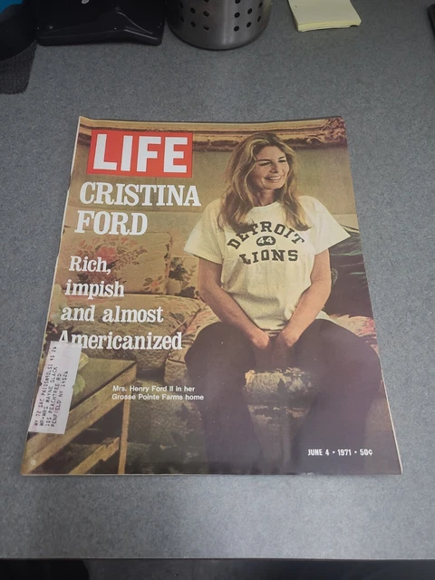 LIFE MAGAZINE JUNE 4 1971 Christina Ford, Trudeau in Moscow, Vintage ...