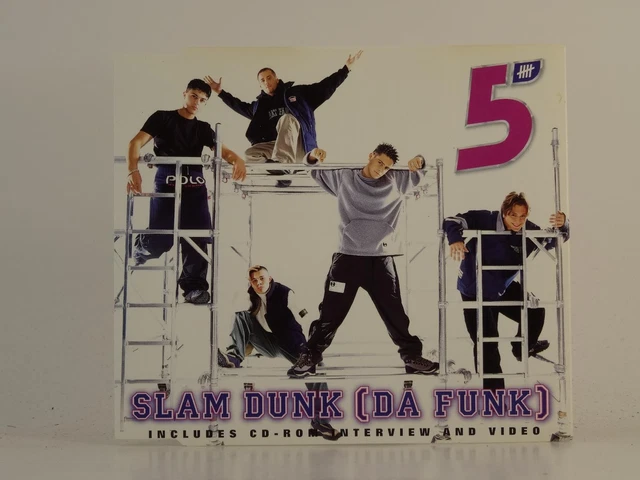 FIVE SLAM DUNK DA FUNK (CD 1) (H1) 4 Track CD Single Picture Sleeve BMG ...