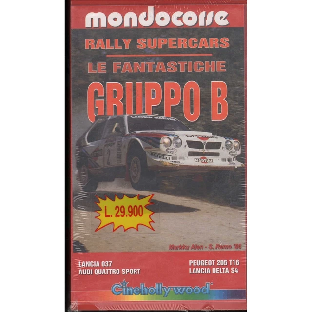 RALLY SUPERCARS THE Fantastic Group B VHS Mondocorse Univideo - CHV8304 ...