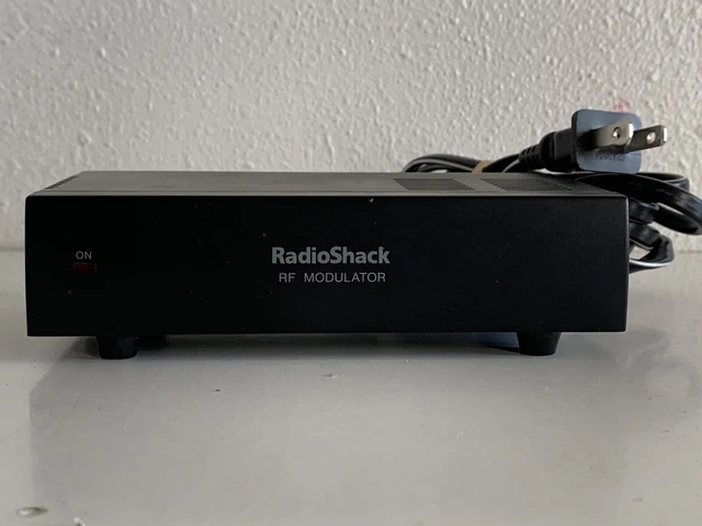 RADIO SHACK RF Modulator Video Signal Converter AV to Coaxial 15-1214 ...