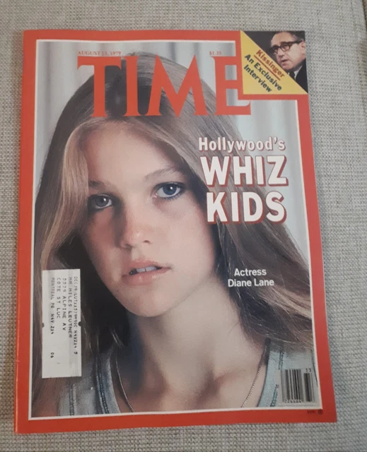 TIME MAGAZINE AUGUST 13, 1979 Hollywood Whiz Kid Diane Lane Kissinger ...