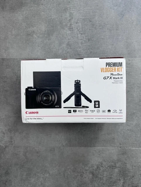 CANON POWERSHOT G7 X Mark III 20.1MP Compact Camera - Black £771.68 - PicClick UK