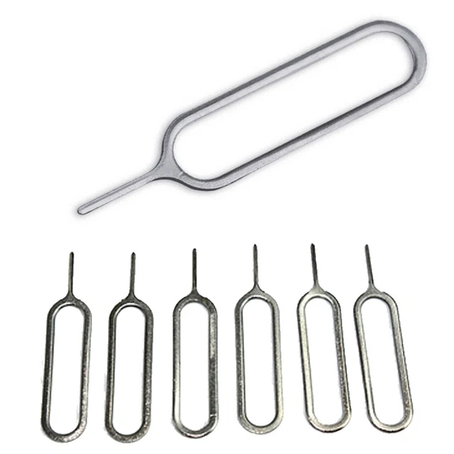 10X SIM EJECTOR Pin Tool Eject Sim Tray Open Needle Key For All Phone ...