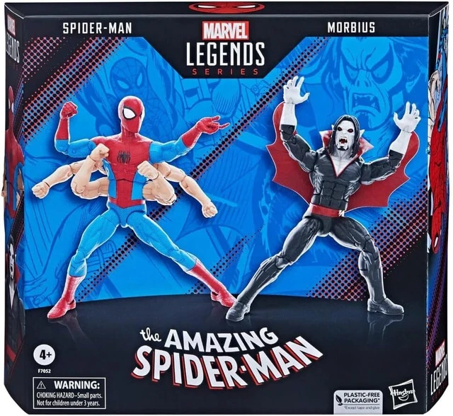 HASBRO THE AMAZING Spider-Man Marvel Legends pack 2 figurines Spider ...