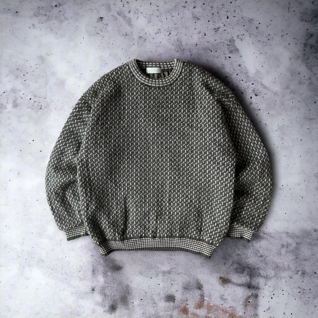 RARE VINTAGE 90’S St Michael Heavyweight Chunky Wool Knit Norwegian ...