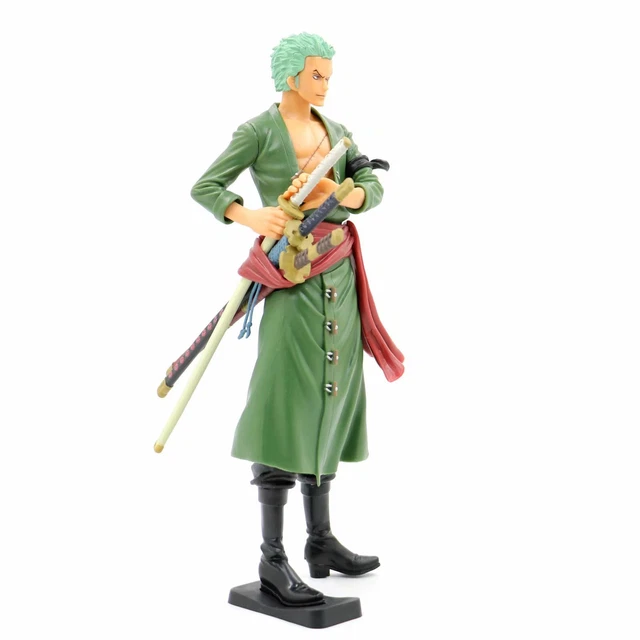 ONE PIECE RORONOA Zoro Stand upright Figure PVC Animation Model NO BOX ...