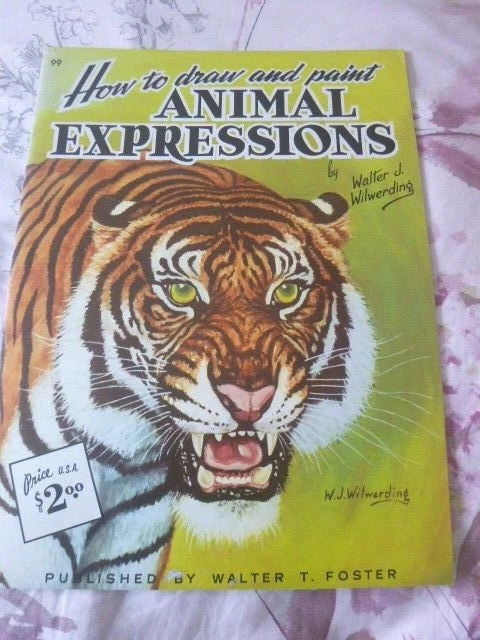 HOW TO DRAW and paint animal expressions walter t foster £5.00 ...