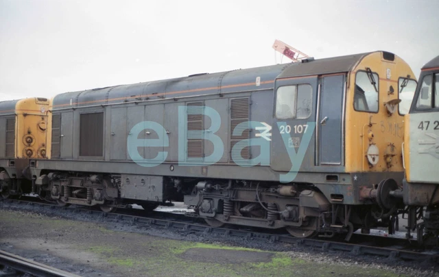 35MM RAILWAY NEGATIVE of Class 20 20107 @ Frodingham - Copyright to ...