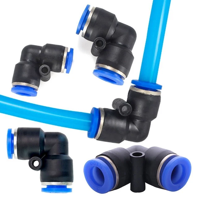 PUSH IN PV Elbow Pneumatic Tool Quick Release Connector Pneumatic ...