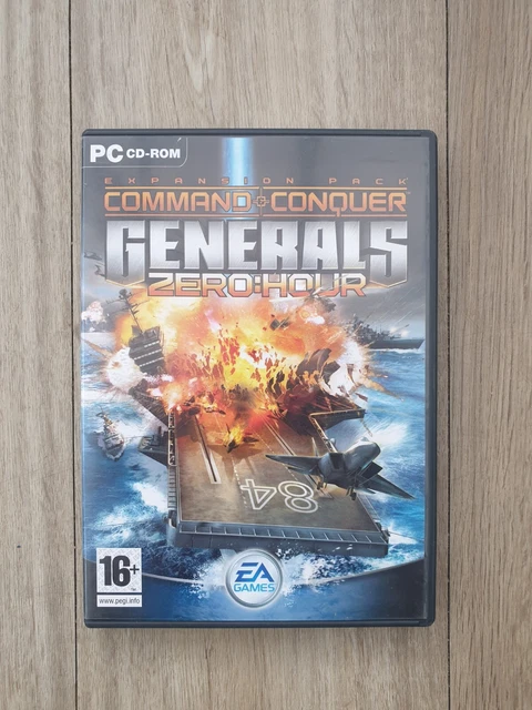 COMMAND & CONQUER Generals Zero Hour PC CD-ROM Expansion Pack Free ...